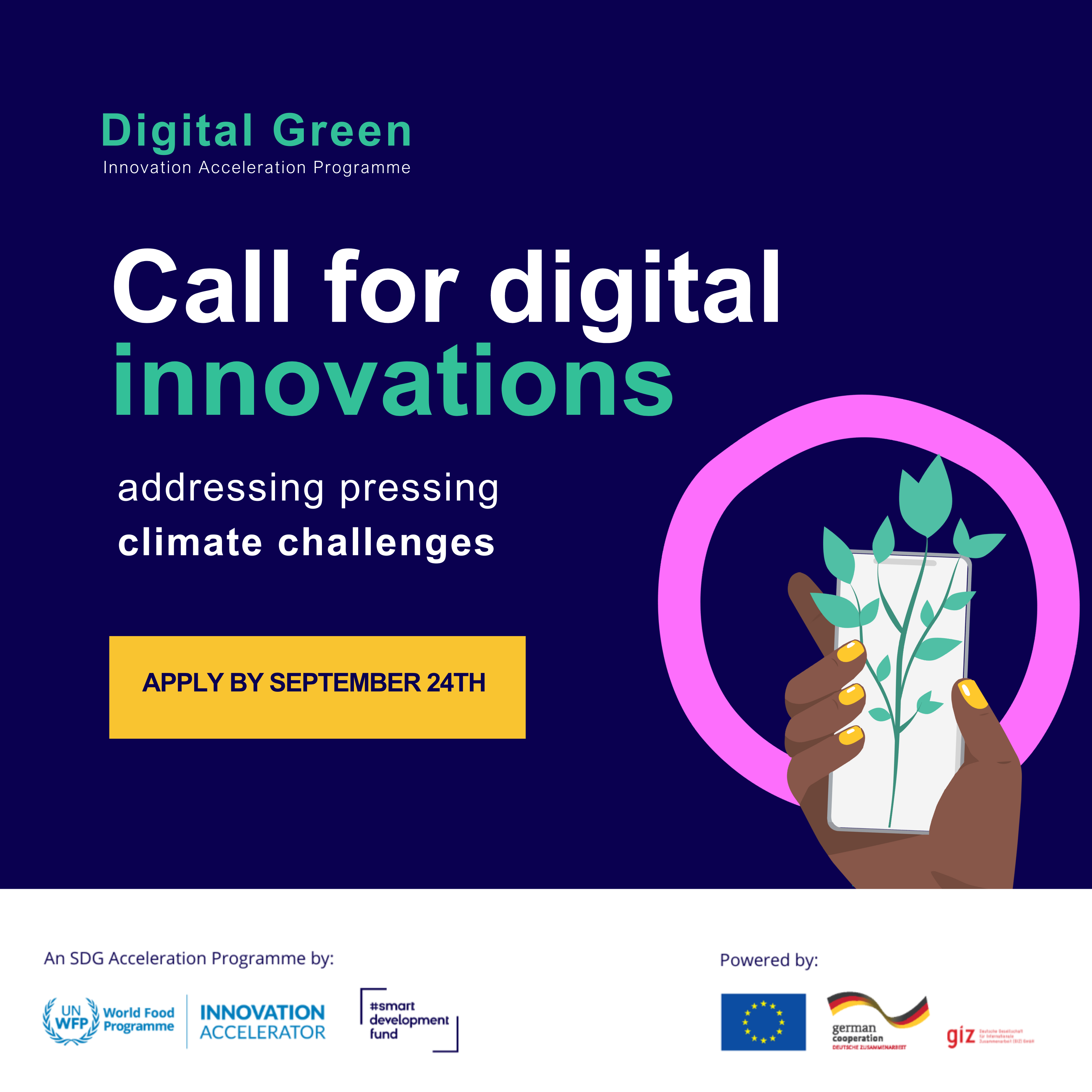 Digital Green Innovation Acceleration Programme DGIx | BMZ Digital.Global
